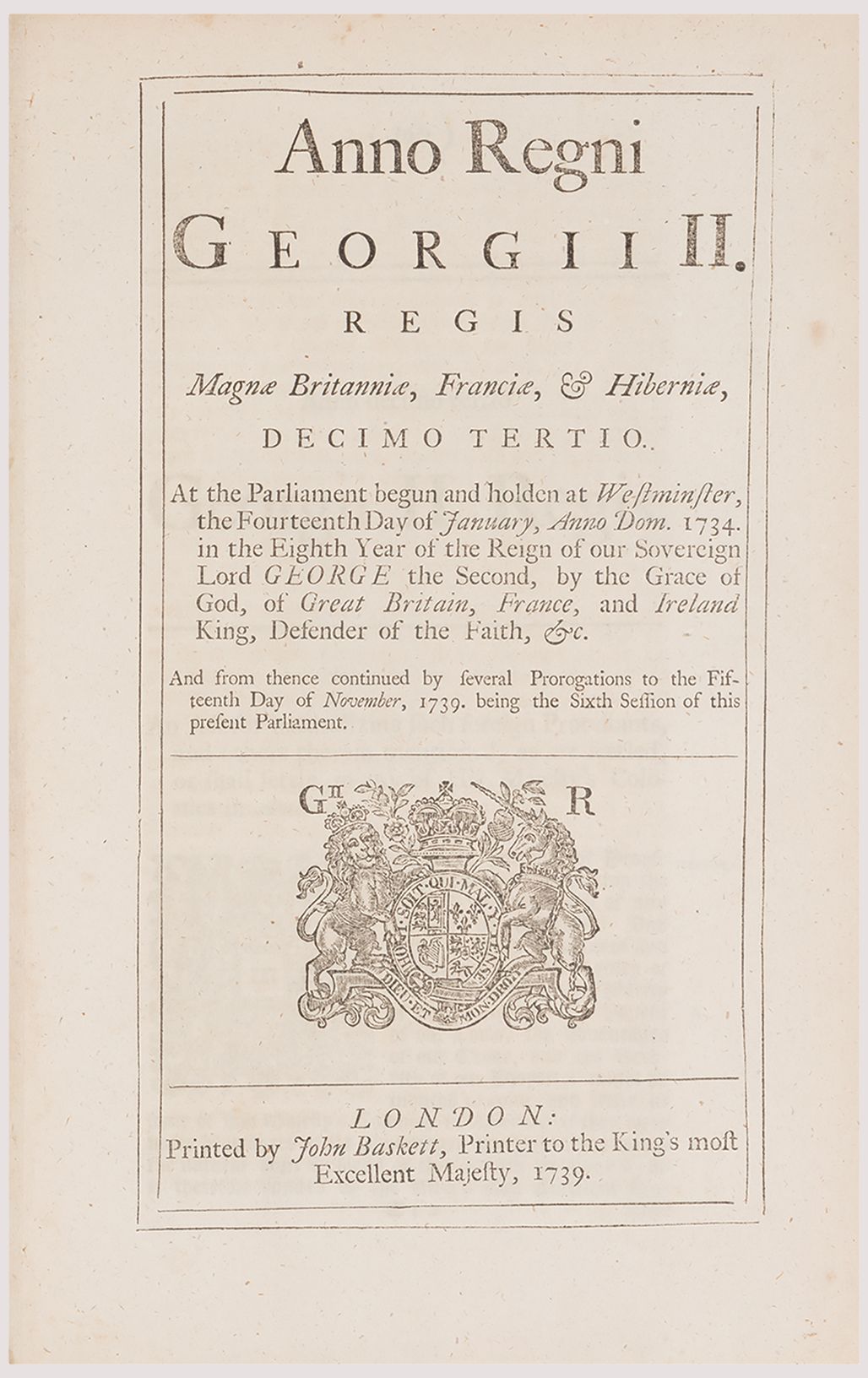 (Two British Parliamentary Acts).