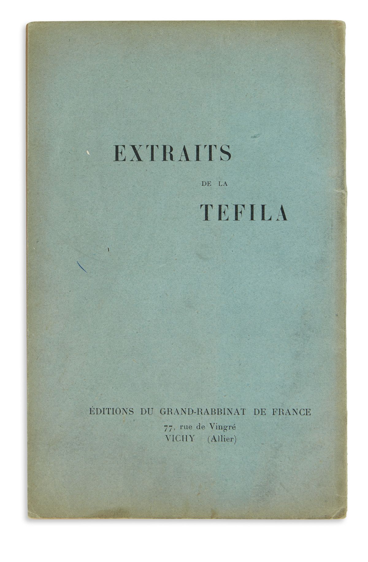 Extraits de la Tefila.