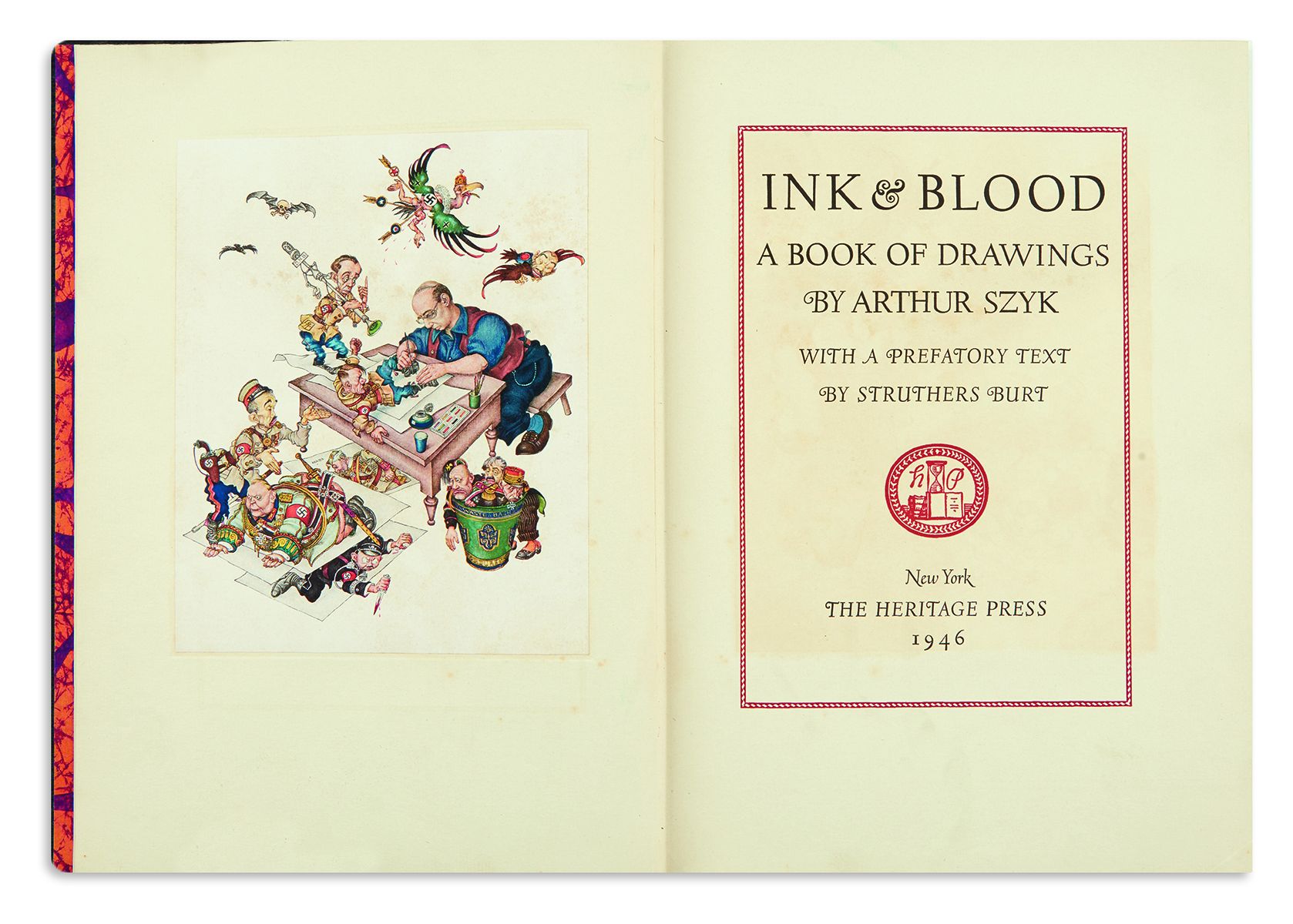 Ink & Blood. A Book of Drawings by Arthur Szyk. Introduction by ...