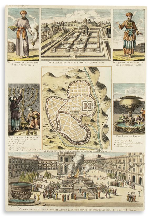 "A Plan of Jerusalem according to Josephus and y Rabbies. / The ...
